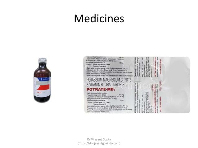 Kidney Stones for Patients - Diet and Medicines | PPT