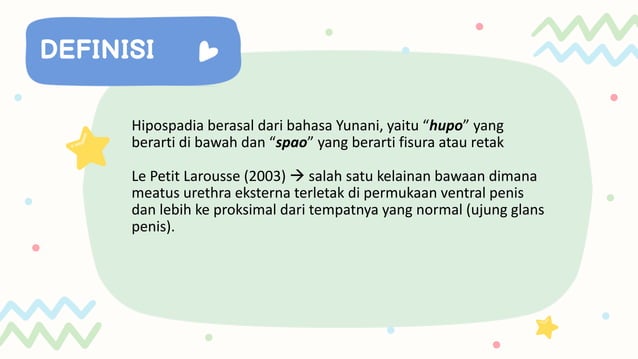 all about hipospadia, criteria and diagnosis | PPTX