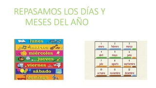 Aprendiendo los Días de la Semana y los Meses del Año: Guía Completa ...