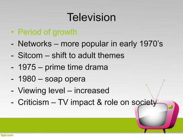 Ppt_History_of_Broadcast_Media.ppt | History | Genres