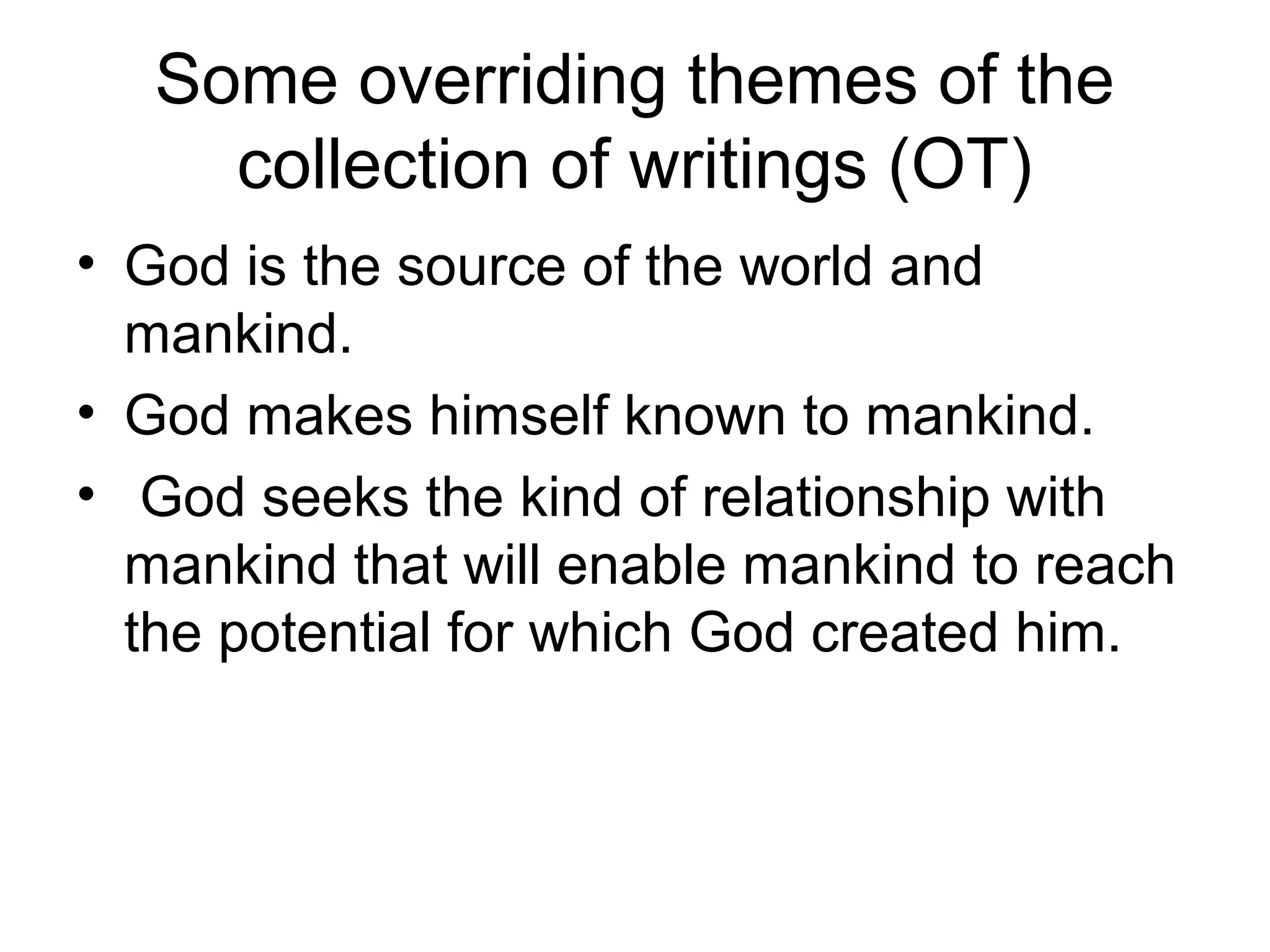 Ppt history of old testament | PPT