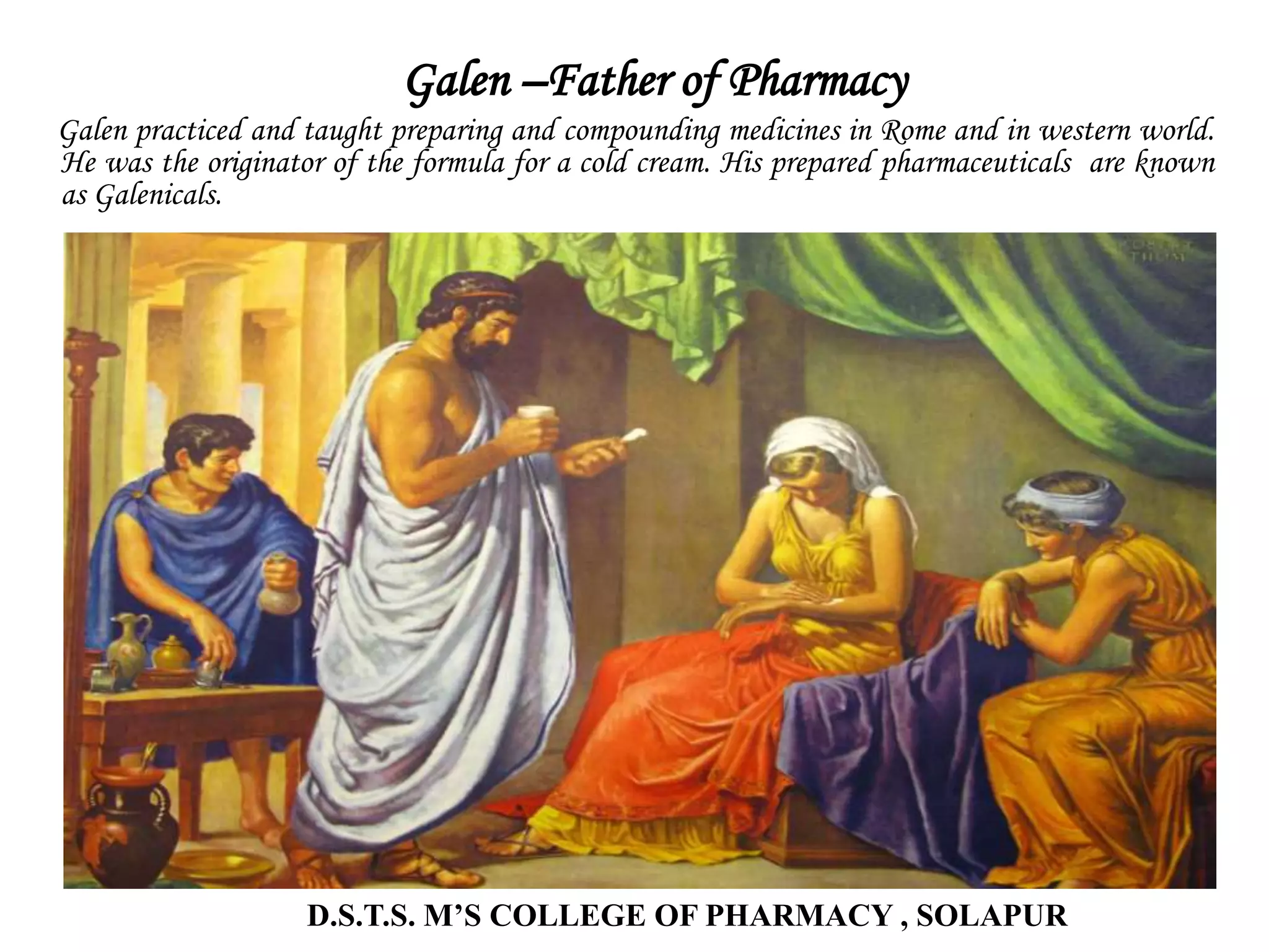 Ppt history of pharmacy | PPTX