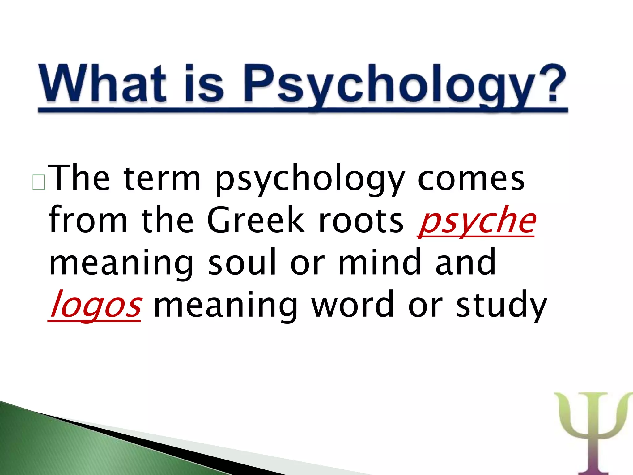 History of Psychology | PPTX