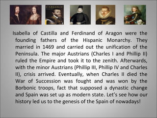 History of Spain from 800.000 BC to 1715 | PPT