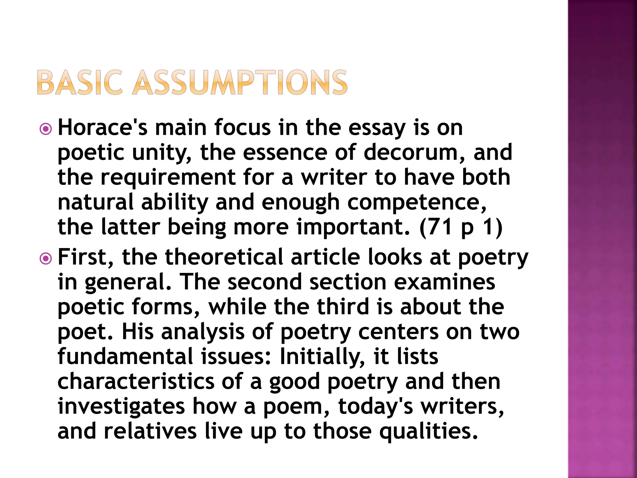 ppt HORACE’S THEORY OF LITERATURE in English.pptx