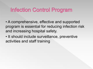 Ppt hospital infection control for small scale hospitals | PPTX