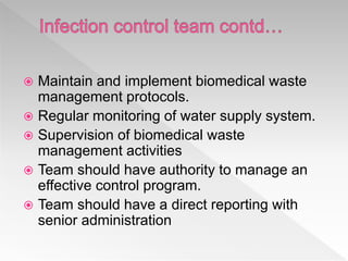 Ppt hospital infection control for small scale hospitals | PPTX