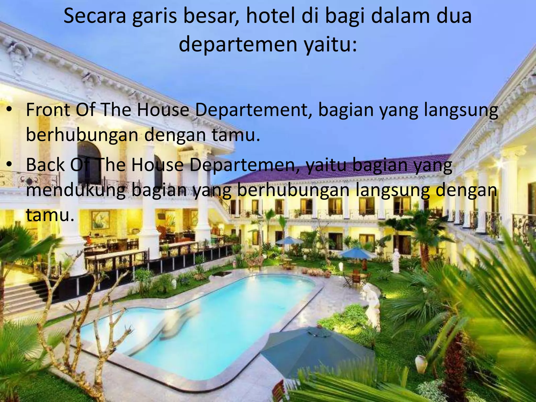 Ppt hotel kelompok 2 | PPTX