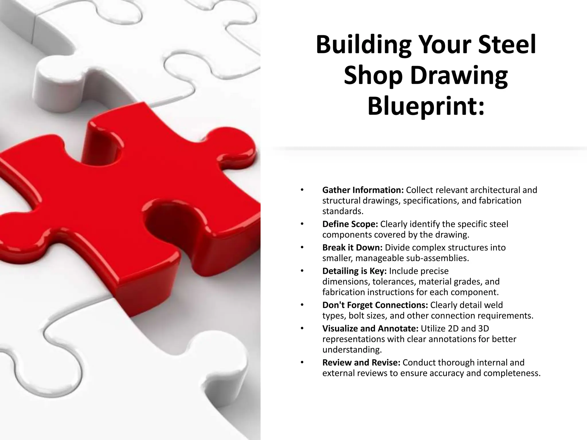 How to Create Effective Shop Drawings for Steel Fabrication | PPTX