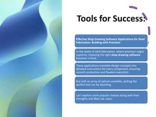 How to Create Effective Shop Drawings for Steel Fabrication | PPTX