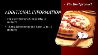 Ppt how to make stuff crust pizza | PDF