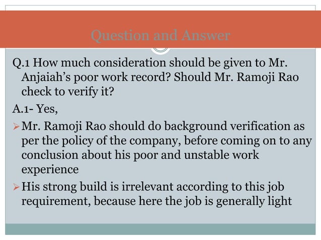 Ppt how to select employee | PPT