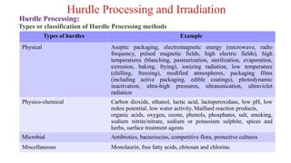 High Pressure Processing , Hurdle Technology and Irradiation of foods | PPT