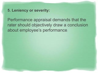ADVANATAGES & DISADVANTAGES OF PERFORMANCE APPRAISAL | PPTX