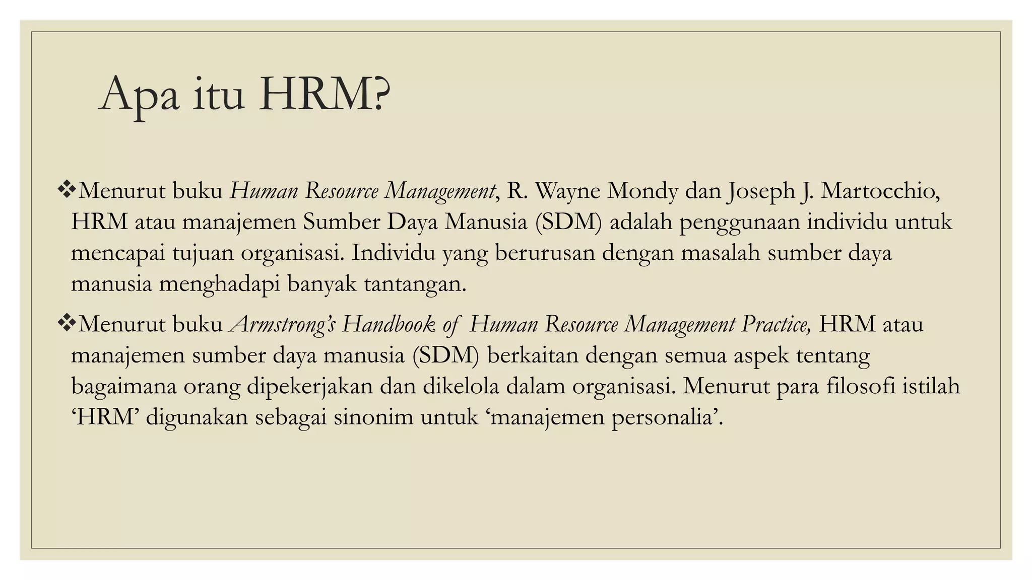 Human Resource Management | PPT | Free Download