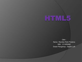 Ppt html5 | PPT