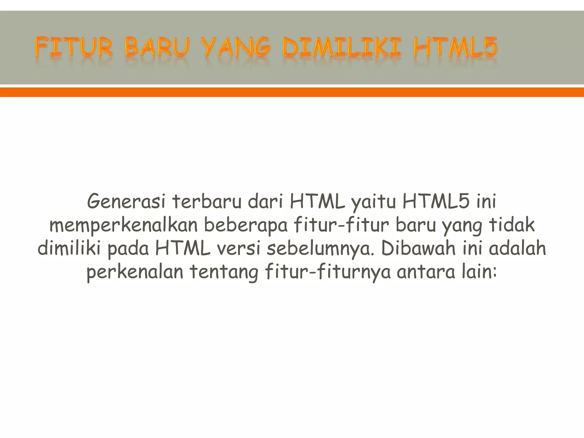 Ppt html5 rully_amrizal_1102412020 | PPT