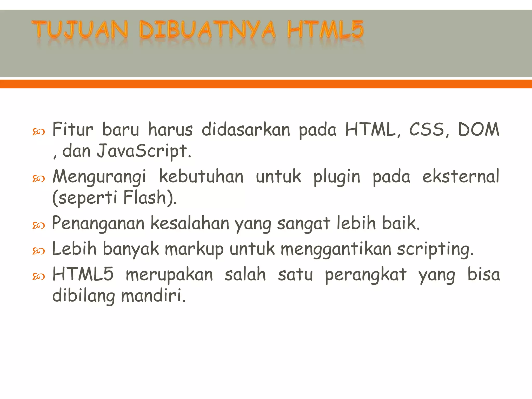 Ppt html5 rully_amrizal_1102412020 | PPT