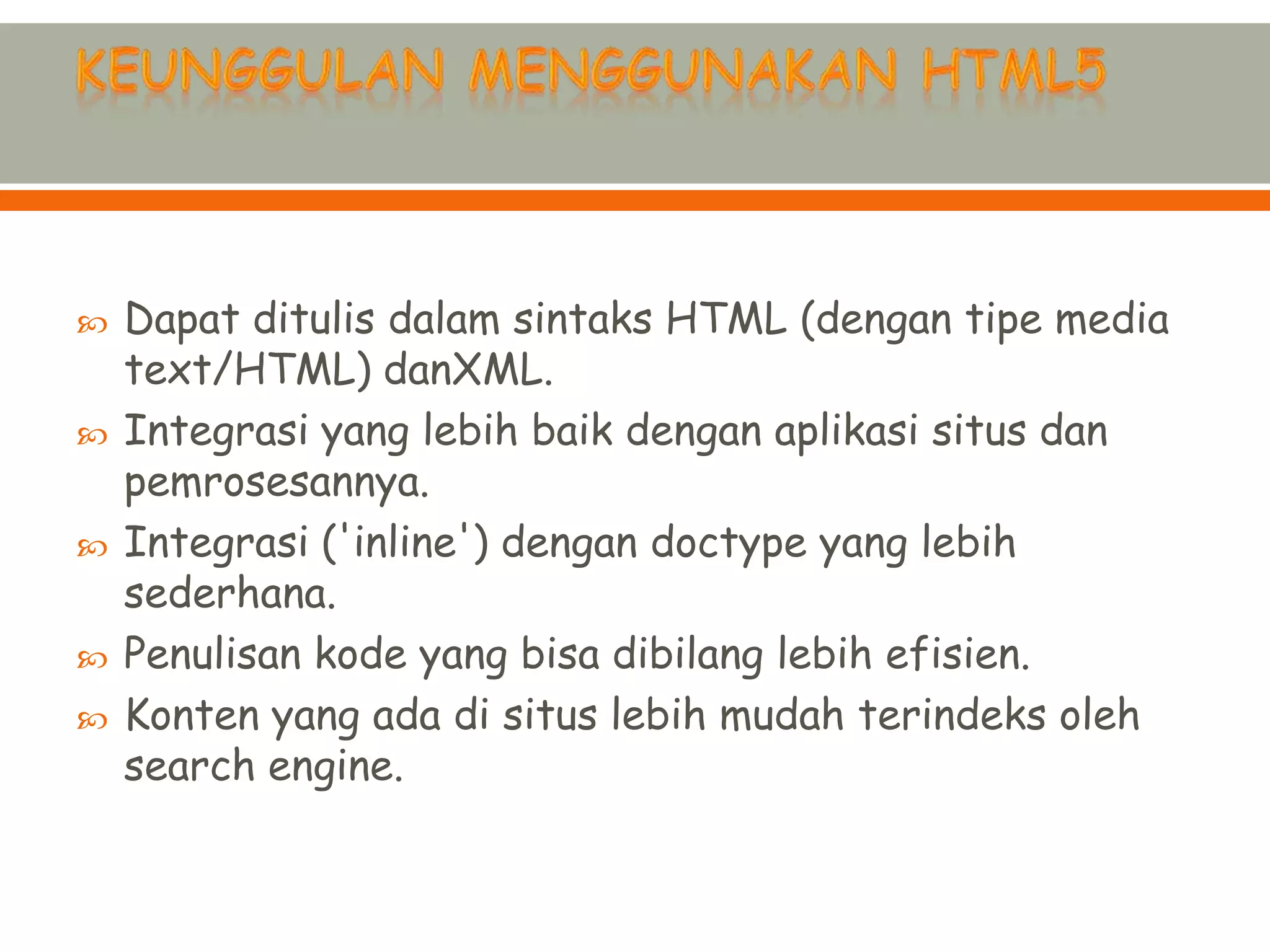 Ppt html5 rully_amrizal_1102412020 | PPT