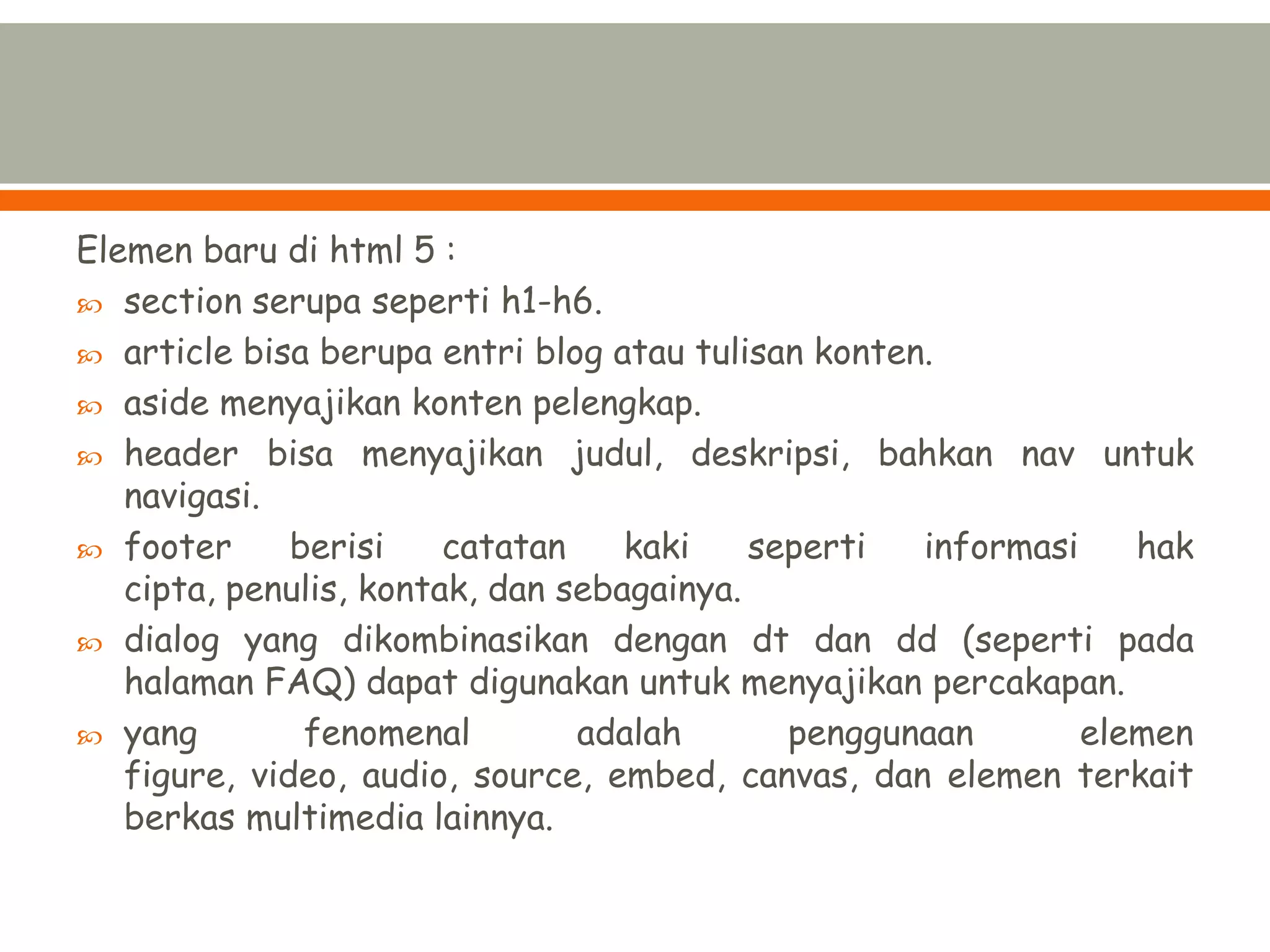 Ppt html5 rully_amrizal_1102412020 | PPT