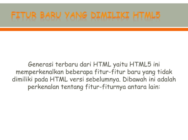 Ppt html5 rully_amrizal_1102412020 | PPT
