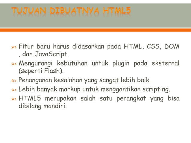 Ppt html5 rully_amrizal_1102412020 | PPT