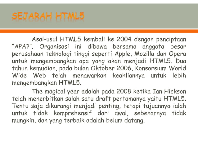 Ppt html5 rully_amrizal_1102412020 | PPT