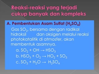Ppt hujan asam | PPTX