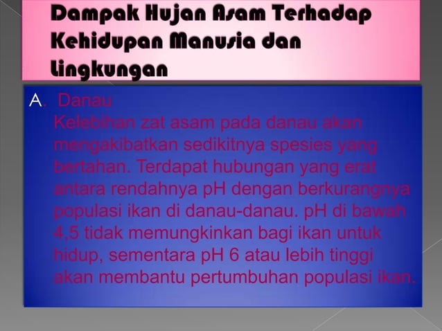 Ppt hujan asam | PPTX