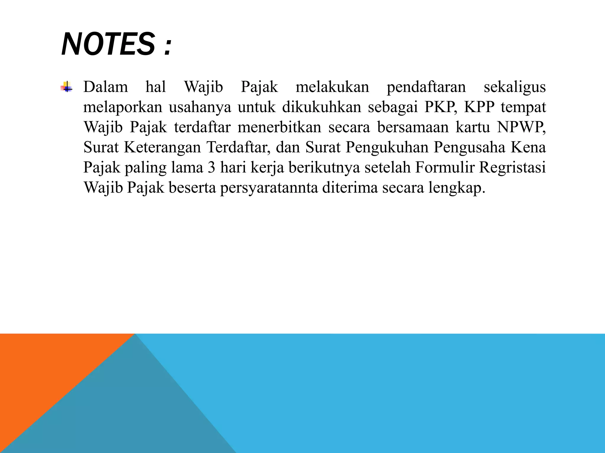 NPWP dan NPPKP | PPTX