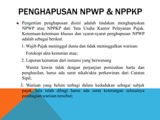 NPWP dan NPPKP | PPTX