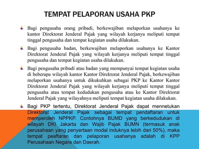 NPWP dan NPPKP | PPTX