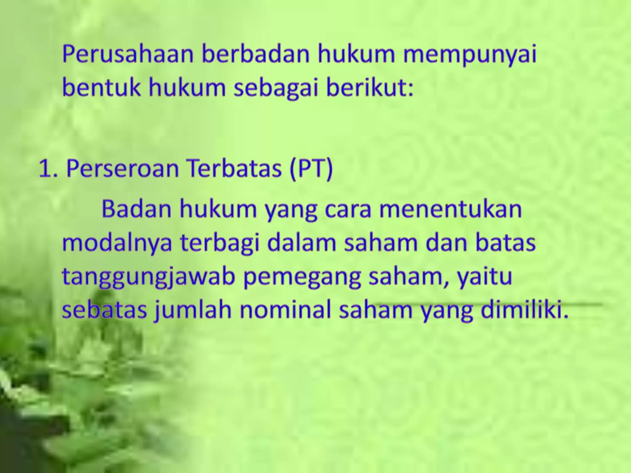 HUKUM PERUSAHAAN | PPTX