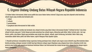 PPT Hukum wilayah Perbatasan erkait batas-batas wilayah antara negara ...