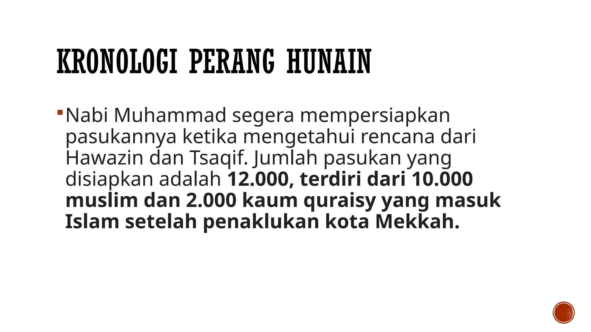 PPT PowerPoint Perang Hunain Materi SKI V | PPTX