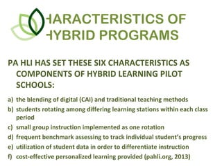 HYBRID Learning: Applications for Today's Blended Classroom | PPT