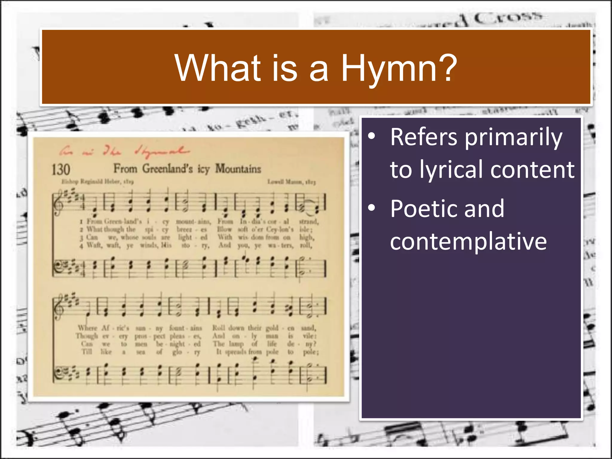 What Are Hymns And Why Do We Need Them? – MNPUN