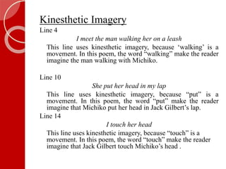 IMAGERY AND DICTION OF JACK GILBERT “ALONE” | PPTX