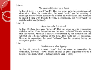 IMAGERY AND DICTION OF JACK GILBERT “ALONE” | PPTX