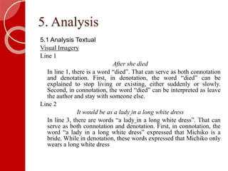 IMAGERY AND DICTION OF JACK GILBERT “ALONE” | PPTX