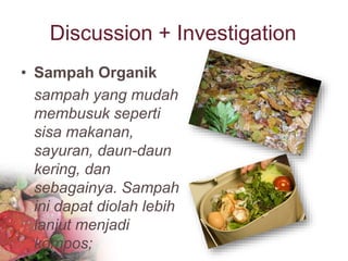 Pengolahan Sampah Organik dan Anorganik (di Kota Surabaya) | PPTX