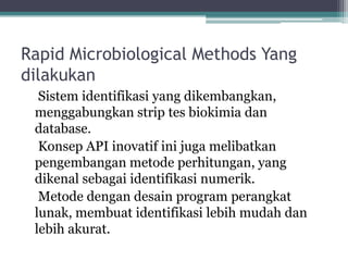 Rapid Microbiology in Pharmaceuticals | PDF