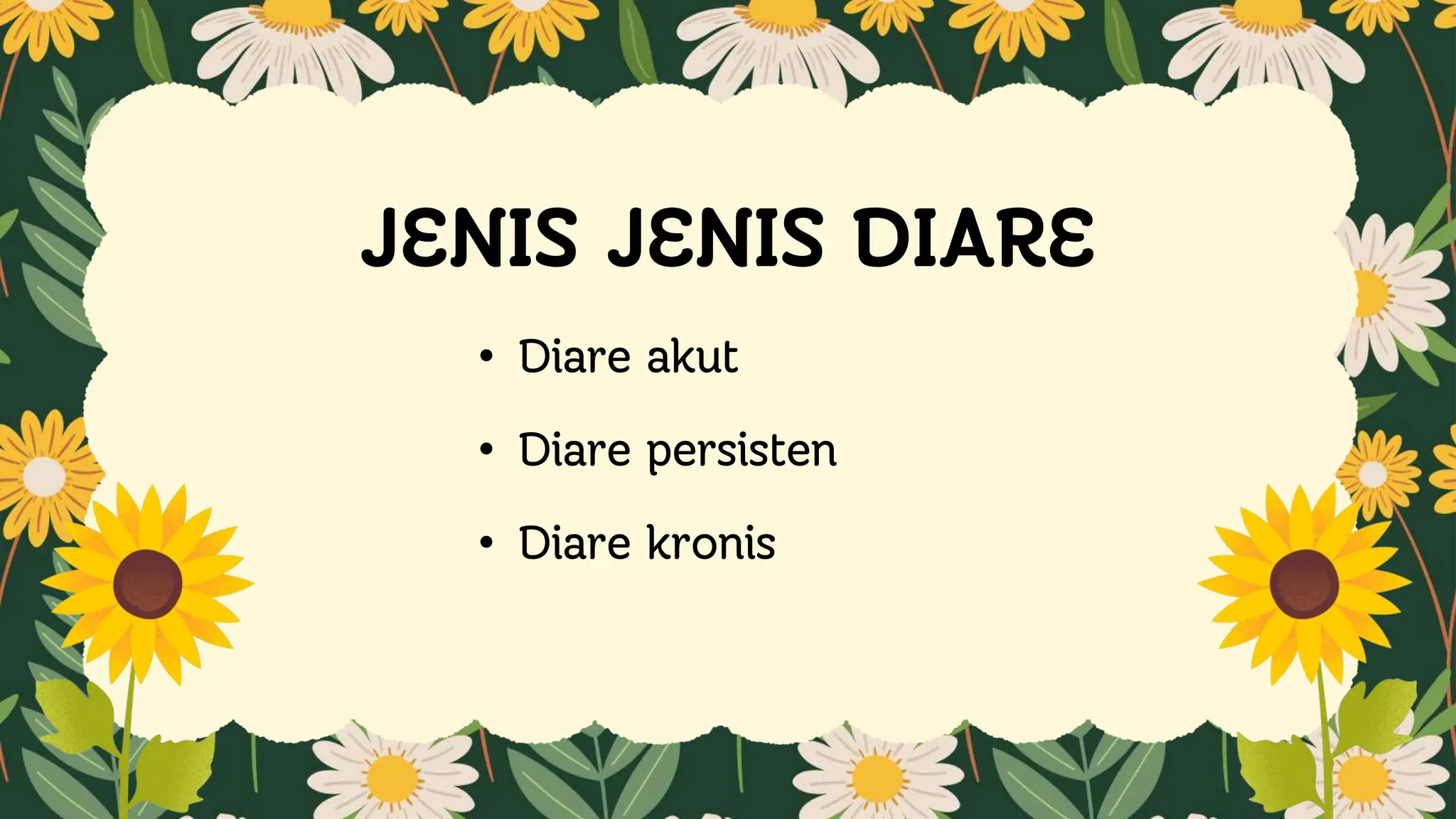 Mengenal penyakit diare sejak dini pptnya | PPT