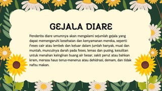 Mengenal penyakit diare sejak dini pptnya | PPT