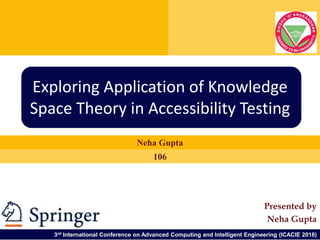 Exploring Application of Knowledge Space Theory in Accessibility ...
