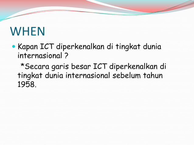 Ppt ict | PPT