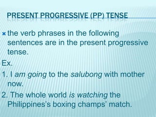 present vs. present progressive tenses | PPTX