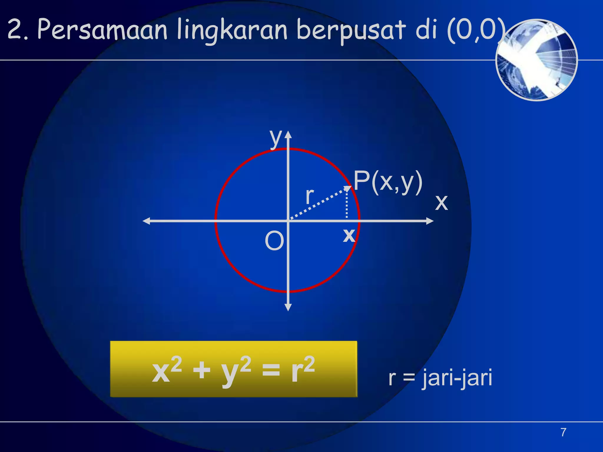 Persamaan Lingkaran | PPTX