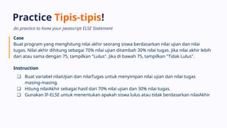 PPT ICT - Javascript Control Structure.pptx