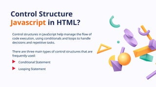 PPT ICT - Javascript Control Structure.pptx